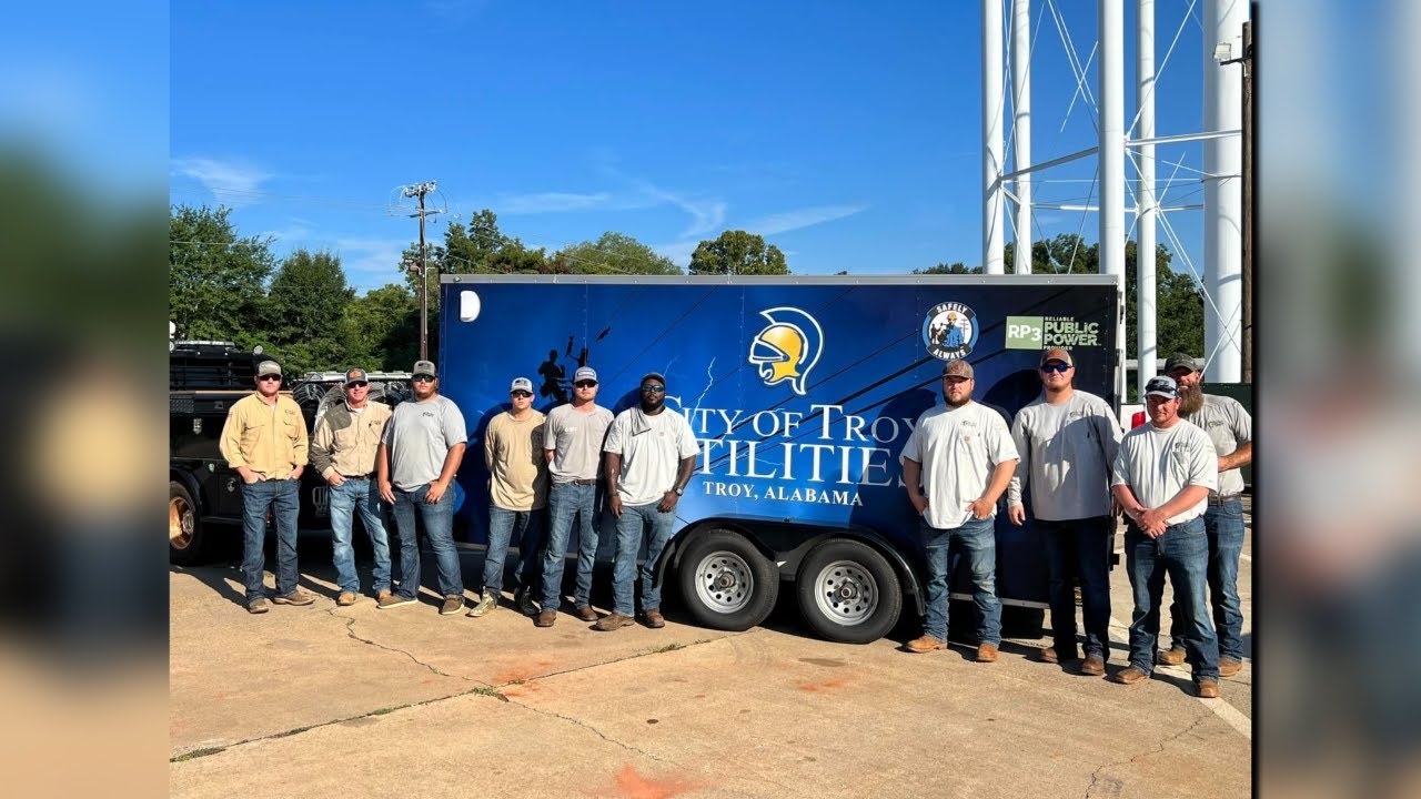Troy utility crew restores power in Florida following Hurricane Idalia ...