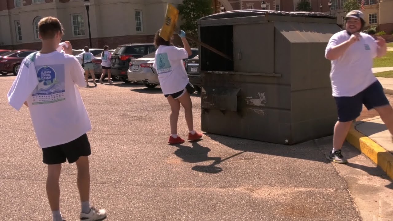 ISCO cleans campus during 'Clean Up Troy' event - TrojanVision