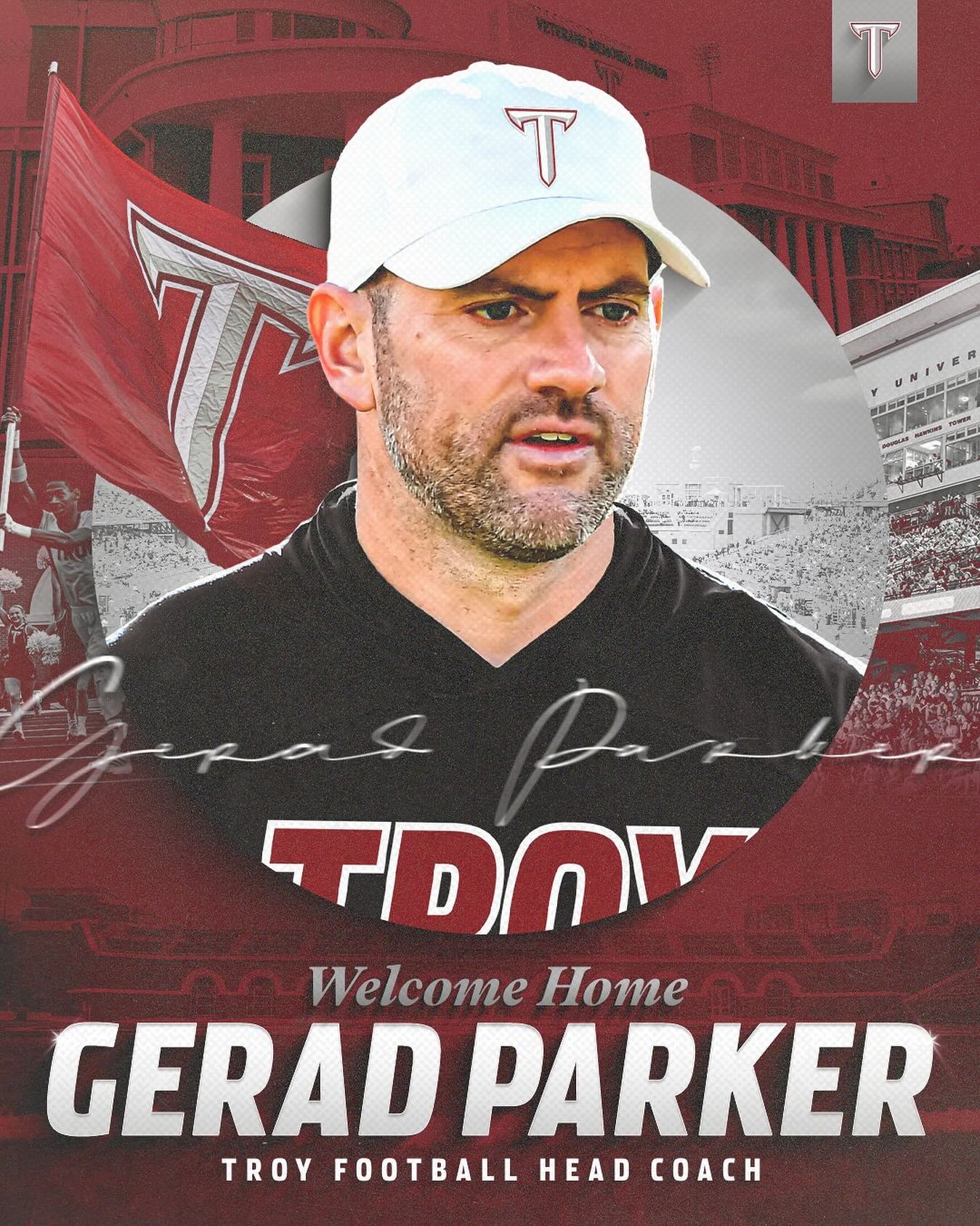 TROY names Gerad Parker Head Football Coach - TrojanVision