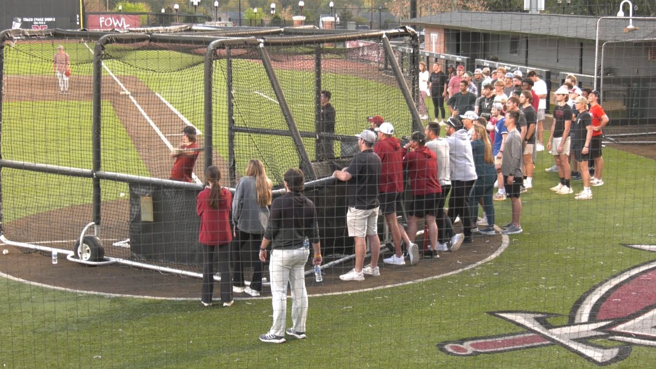 TROY baseball hosts inaugural Student Homerun Derby - TrojanVision