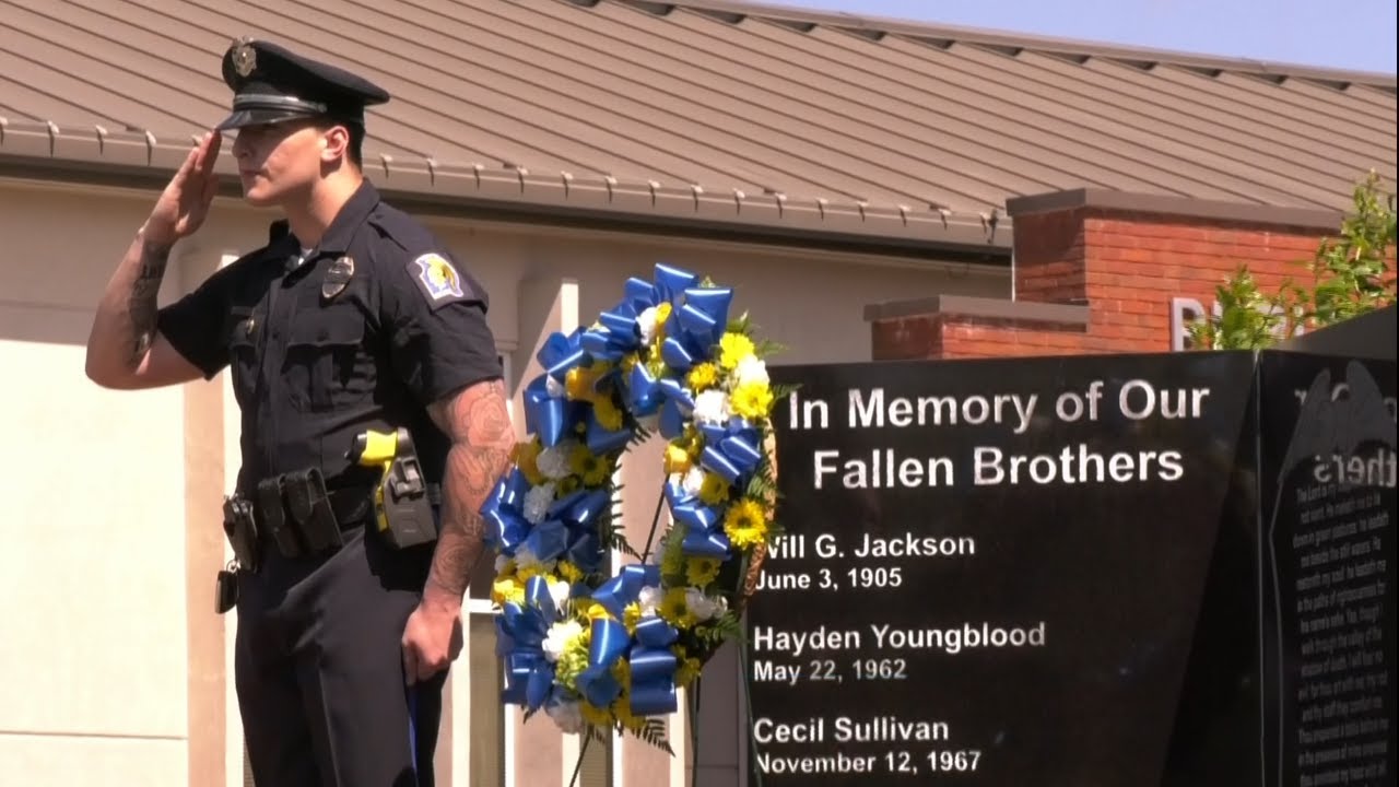TPD honors fallen officers during memorial ceremony - TrojanVision