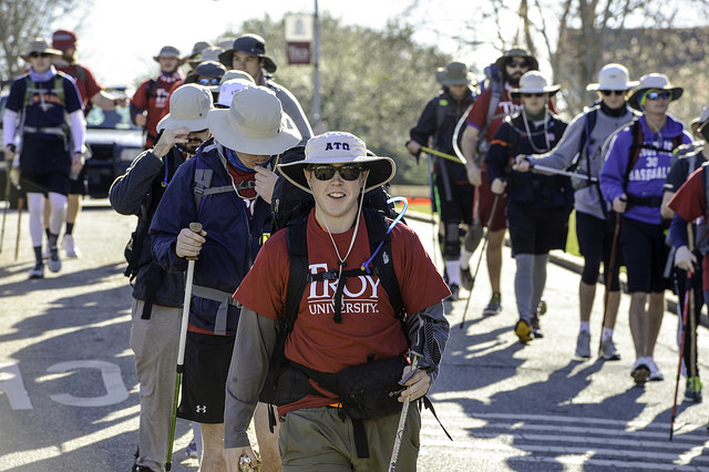 Walk Hard team begins trek to Panama City Beach - Troy Today