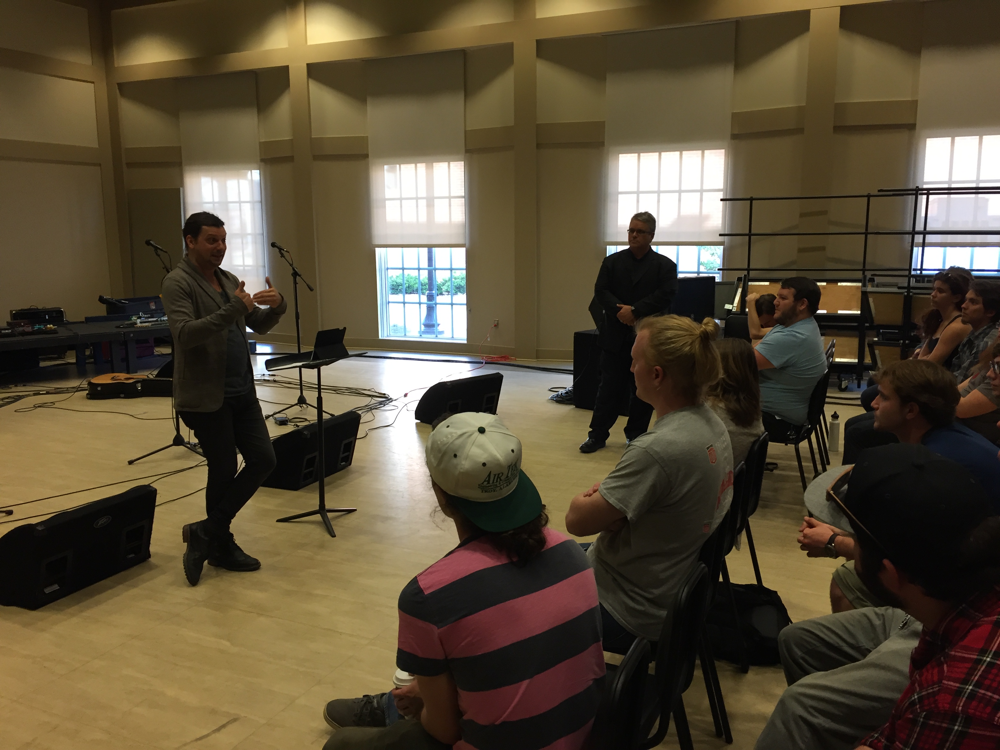 Professional rock drummer Jason Sutter works with TROY music industry ...