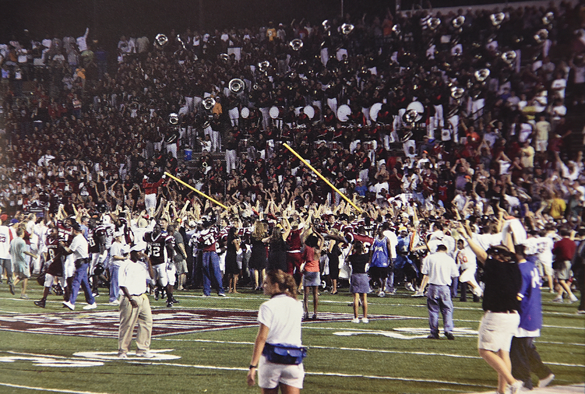 The night the goal post came down - Troy Today