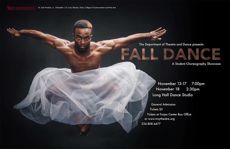 TROY to present Fall Dance show Nov. 13-18 - Troy Today