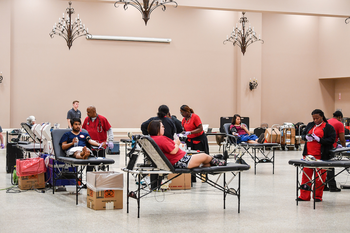 Ongoing Red Cross blood drive draws donors to TROY this week - Troy Today
