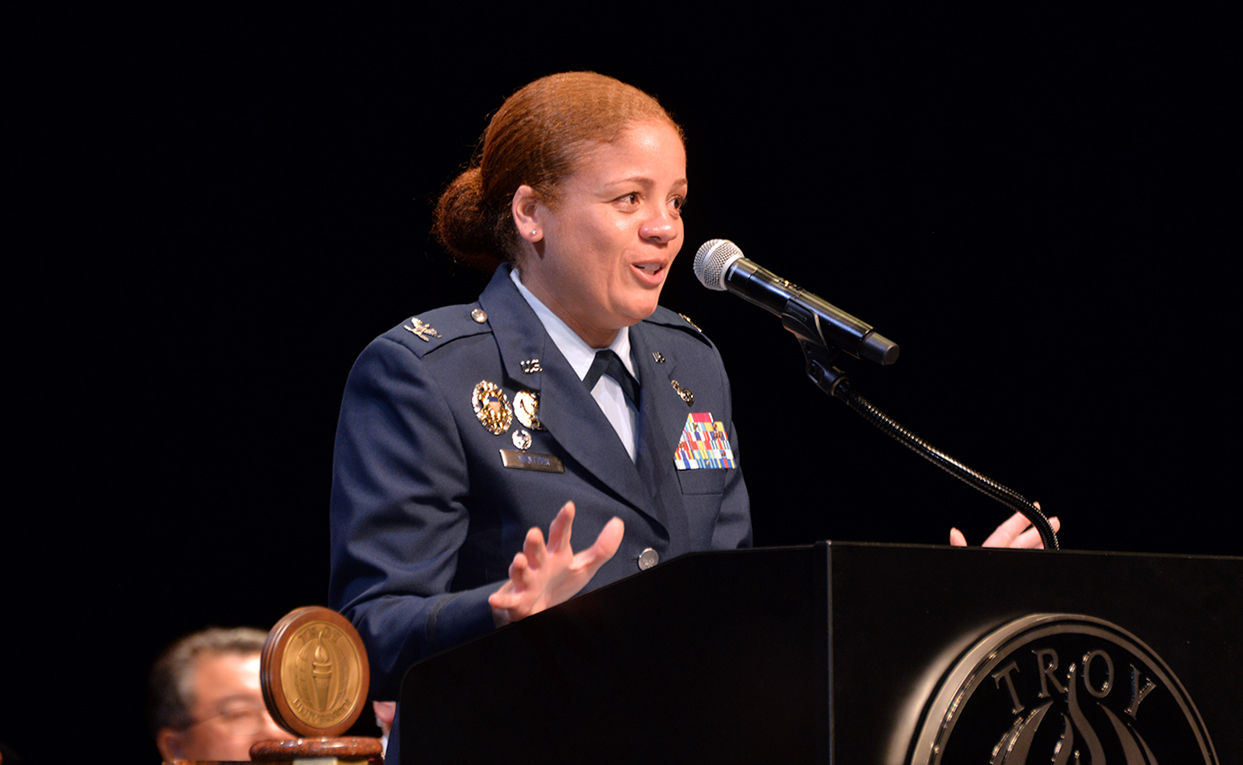 Col. Mentzer encourages graduates to effect change, commit to service ...