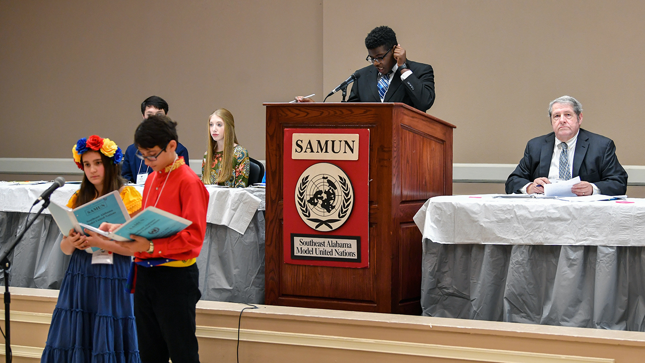 Southeast Alabama Model United Nations Assembly to return to Troy ...