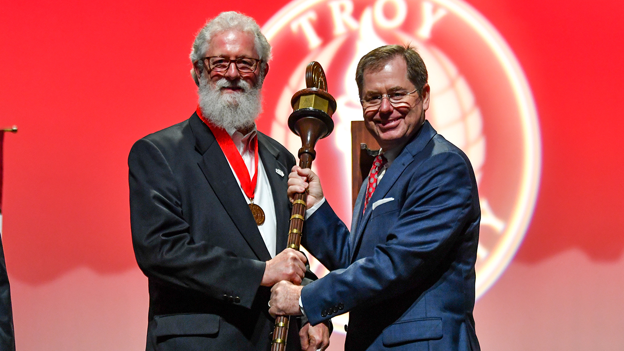 Olliff receives Troy University’s Wallace D. Malone Distinguished ...