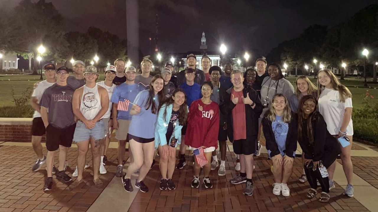 TROY students remember anniversary of 9/11 attacks - Troy Today