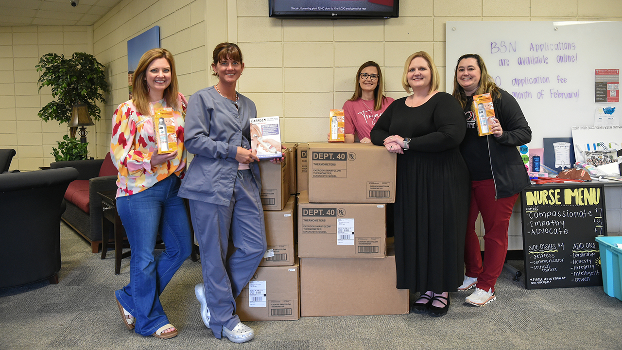 Gift of Exergen thermometers will aid students in TROY’s School of ...