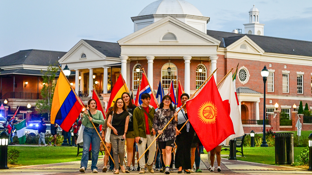 Students gather to observe, promote international peace - Troy Today