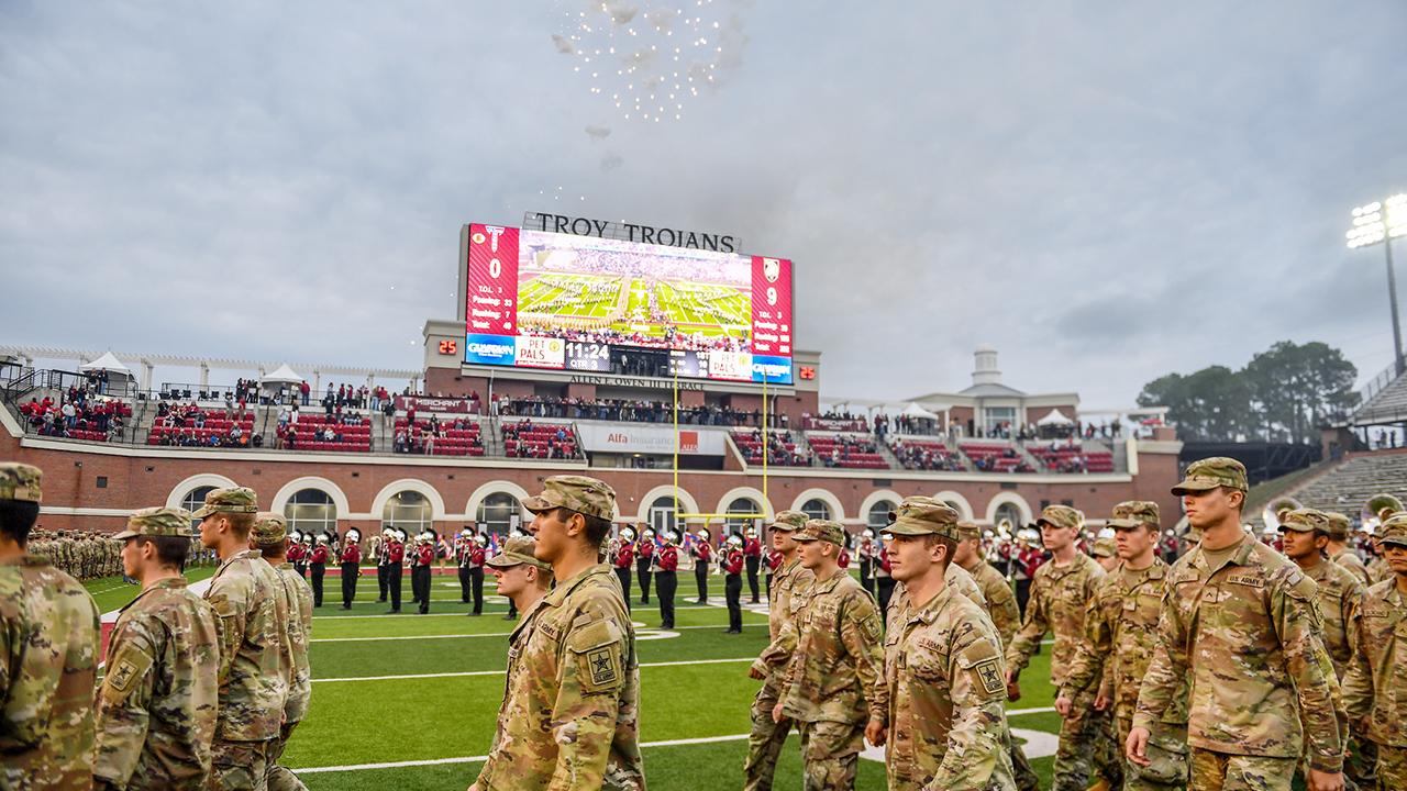 TROY set to honor military at Nov. 18 Military Appreciation football ...