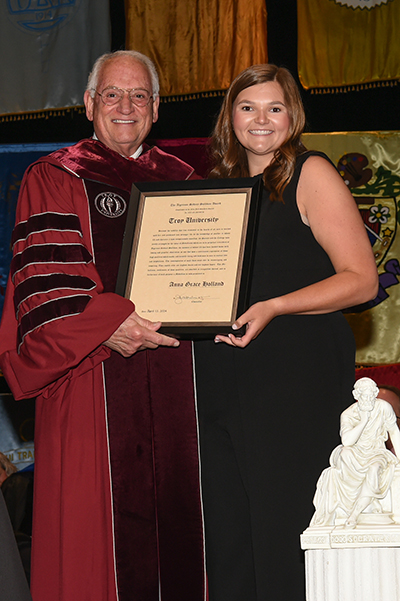 Three honored with Sullivan Awards at Troy University - Troy Today