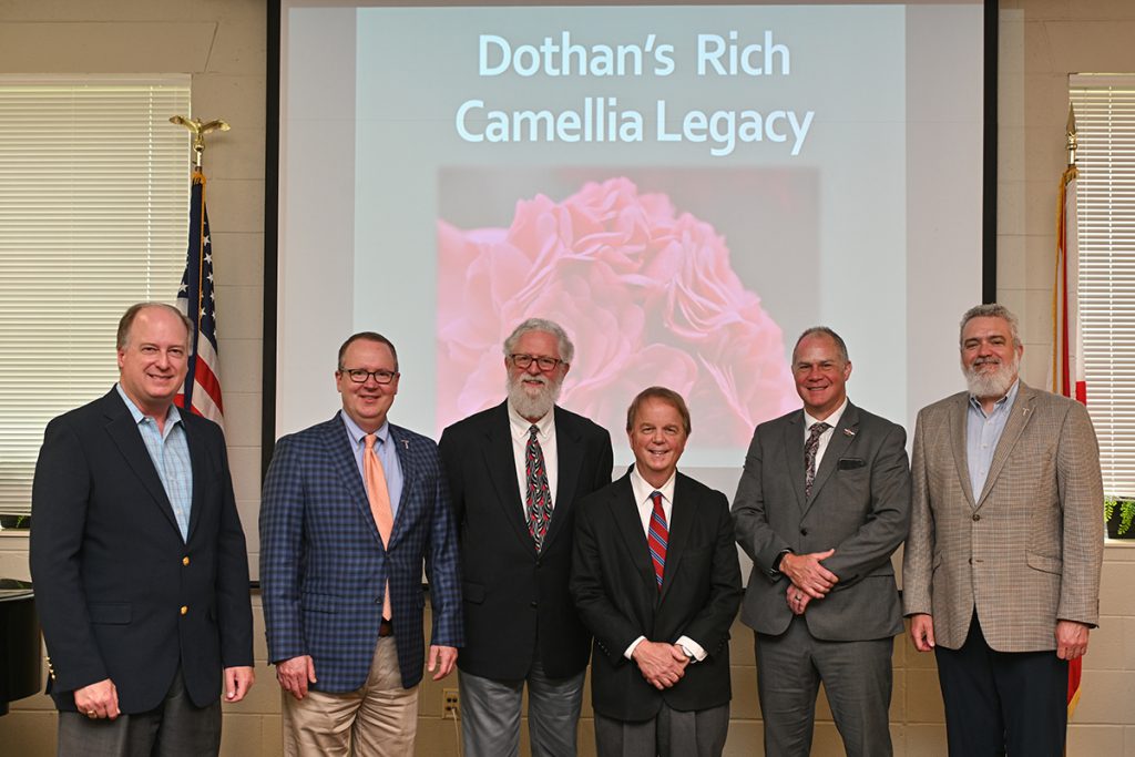 TROY Trustee teaches about camellias during annual Woodham Memorial ...
