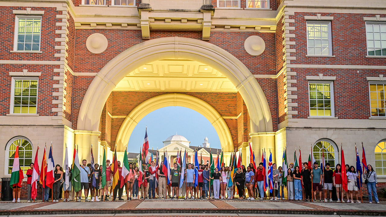 TROY students gather in observance of the United Nation's International ...