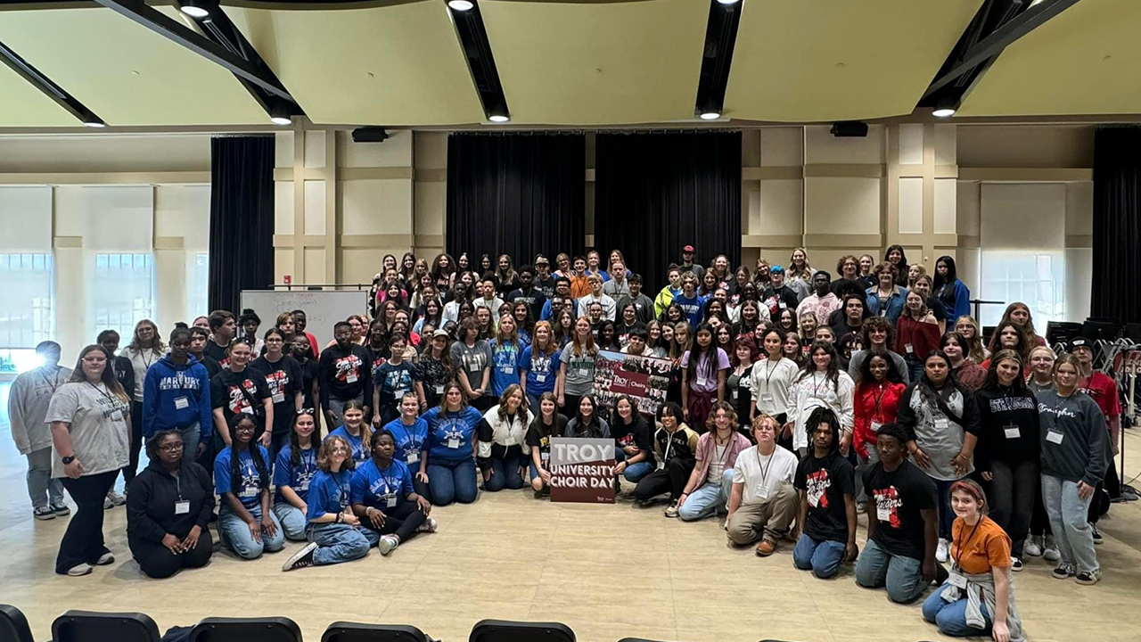 TROY hosts high school students for Choir Day - Troy Today