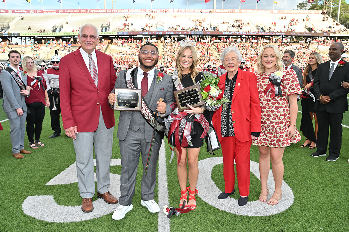 Webb, Nobles named 2024 Homecoming Queen and King - Troy Today