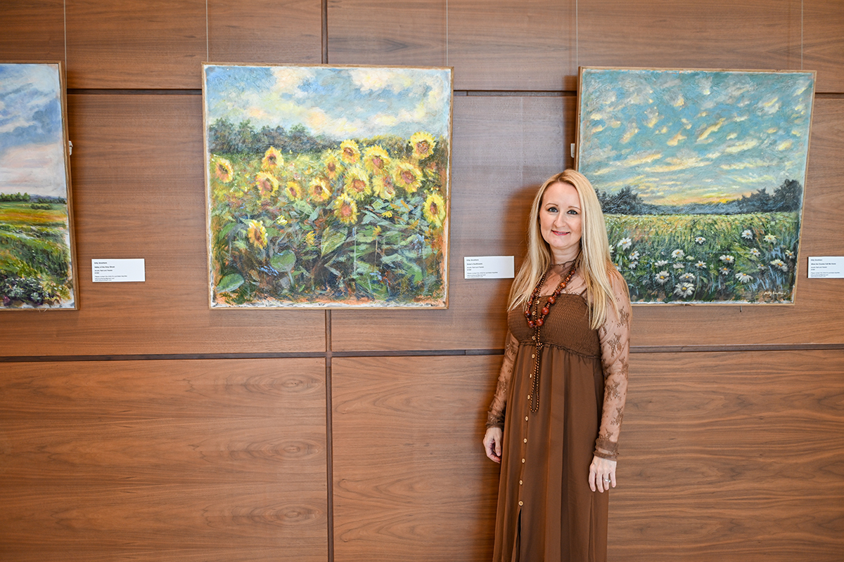 Troy University artist finds spotlight in campus showcase - Troy Today