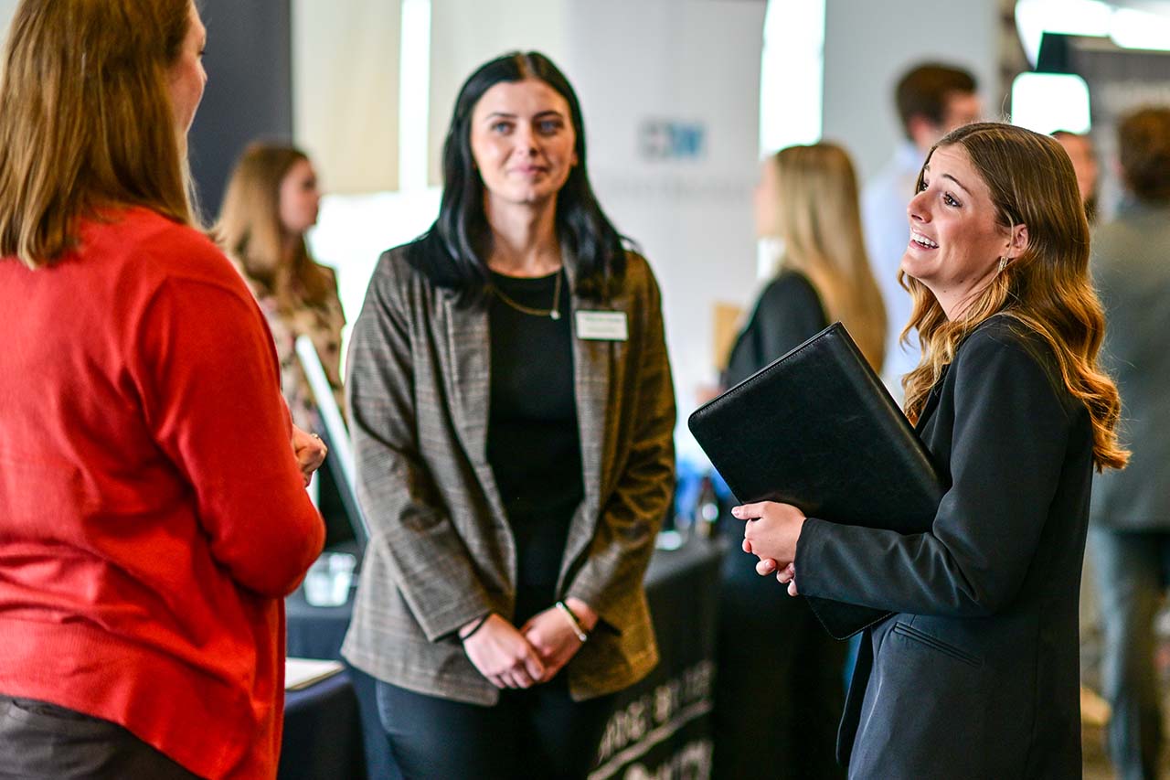 Carr School students expand networks during Meet the Firms day in ...
