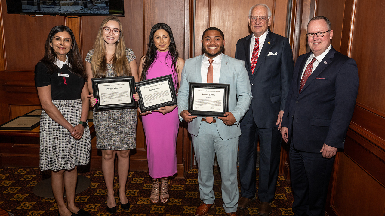 Three honored with Sullivan Awards at Troy University - Troy Today