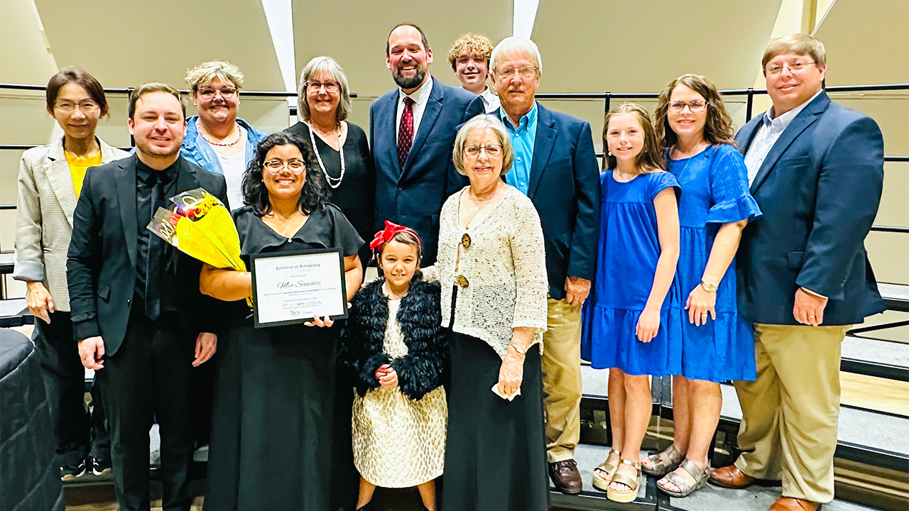 First recipient for Laura Aaron Mixon Memorial Choral Scholarship ...